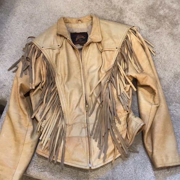 Wilson Adveture Bound | Jackets & Coats | Vintage 8s Fringed Leather ...